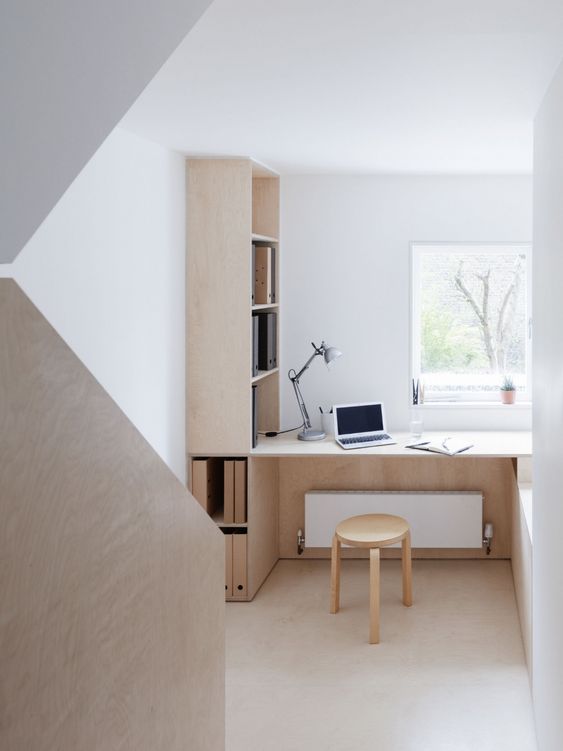 59 Stylish Super Minimalist Home Office Designs - DigsDigs