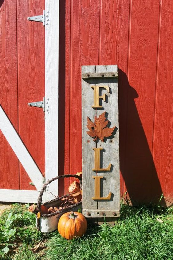 56 Creative And Cute Fall Signs To Welcome Autumn - DigsDigs