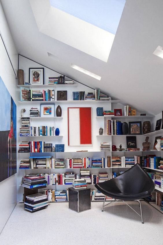 54 Modern Home Library Designs That Stand Out - DigsDigs