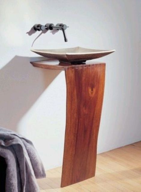 26 Cool And Creative Sink Stands For Any Bathroom - DigsDigs