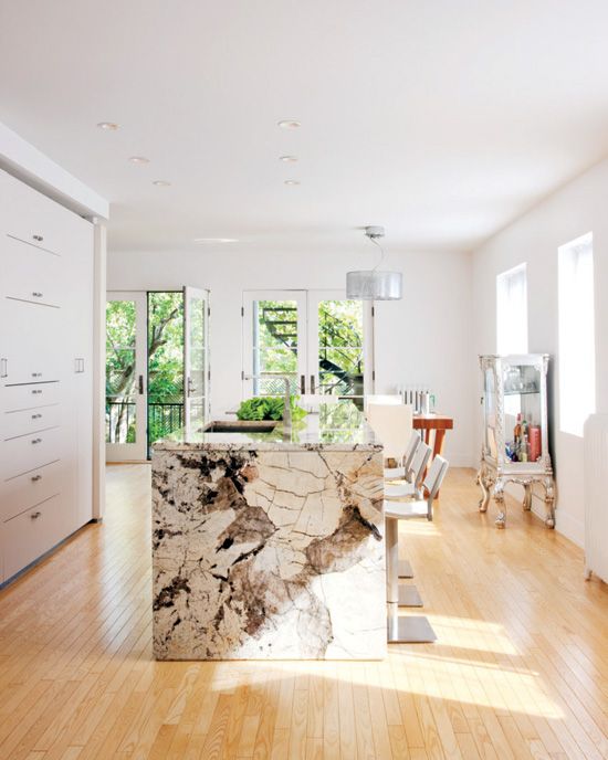 39 Trendy And Chic Waterfall Countertop Ideas - DigsDigs