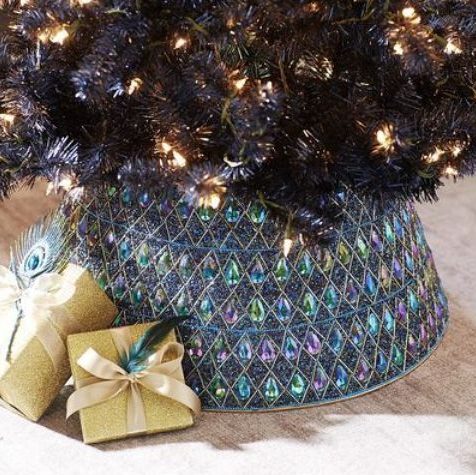 How To Cover A Christmas Tree Base: 83 Ideas - DigsDigs