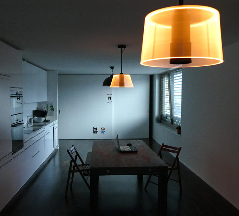 World's First Interactive 3D Pendant LED Light - DigsDigs
