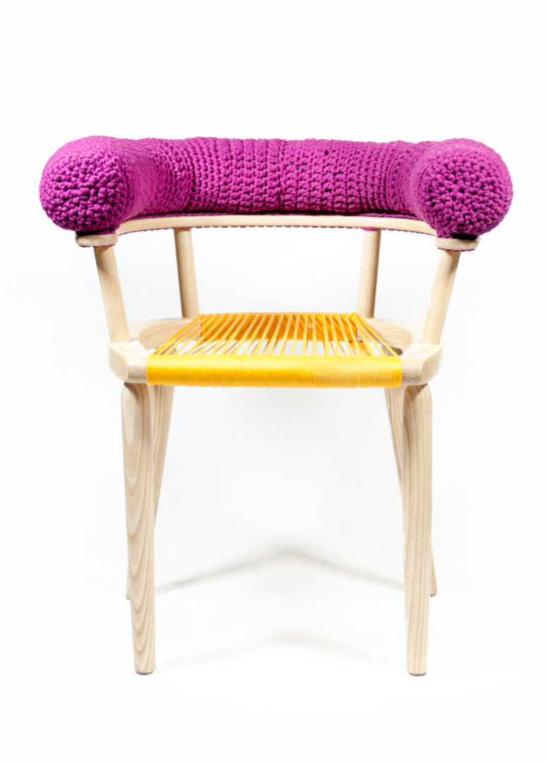 Colorful And Playful Furniture With Knit Elements - DigsDigs