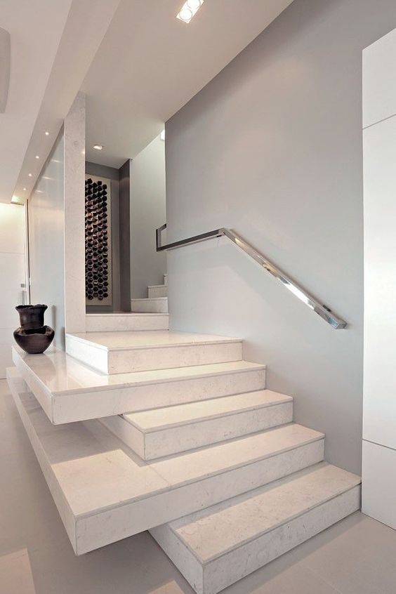 30 Stylish Staircase Handrail Ideas To Get Inspired - DigsDigs