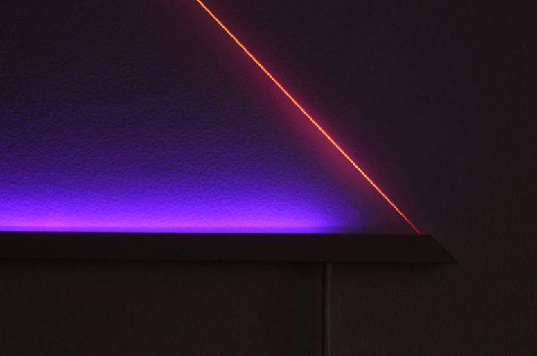 Ultraviolet LED Light Sculpture For Modern Spaces - DigsDigs