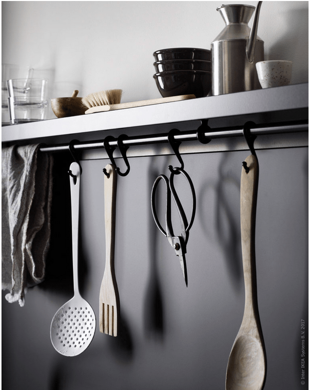 Black IKEA Kungsbacka Kitchen Of Recycled Timber - DigsDigs