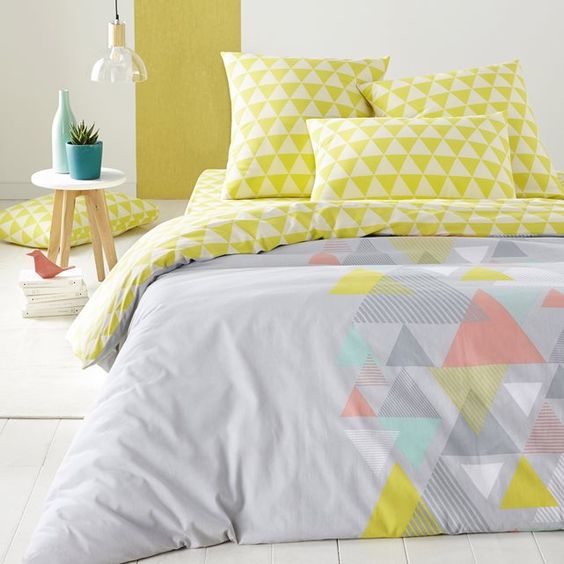 30 Timeless Geometric And Graphic Bedding Ideas - DigsDigs