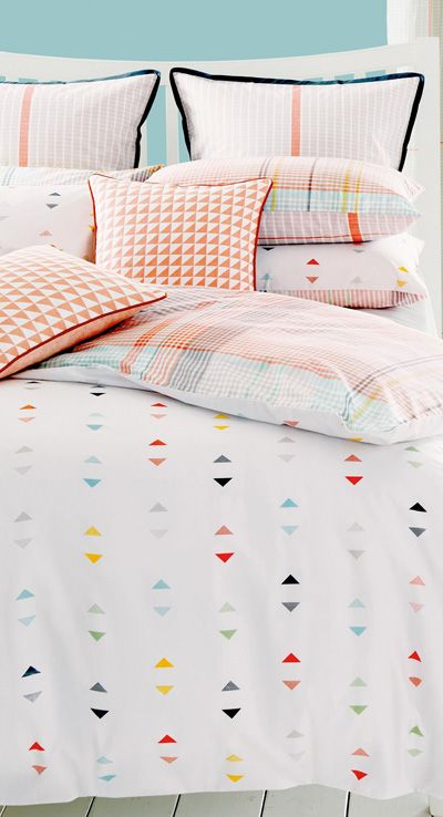 30 Timeless Geometric And Graphic Bedding Ideas - DigsDigs