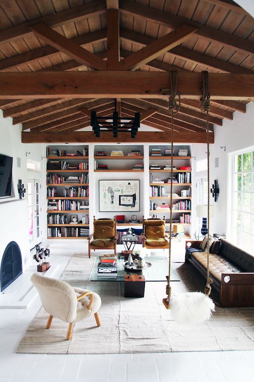 Wake Up Your Inner Child: 30 Swings For Indoors - DigsDigs