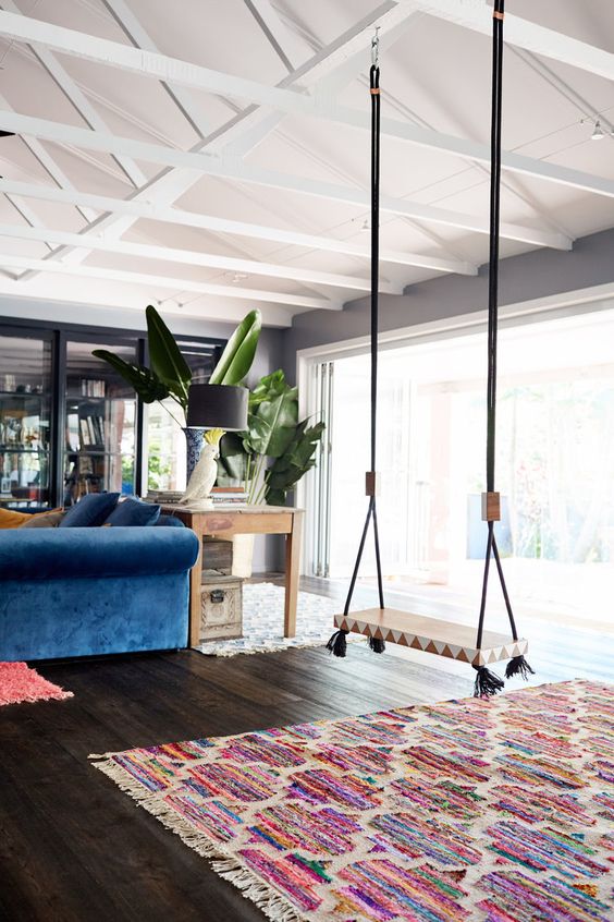 Wake Up Your Inner Child: 30 Swings For Indoors - DigsDigs
