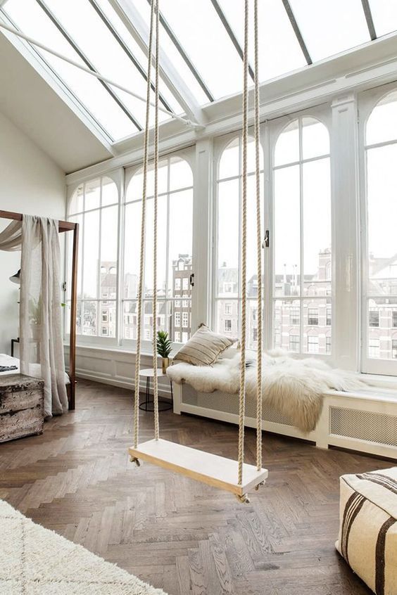 Wake Up Your Inner Child: 30 Swings For Indoors - DigsDigs