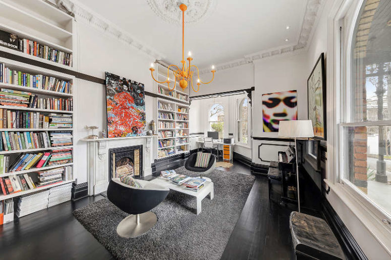 Victorian House With Modern And Bold Interiors - DigsDigs