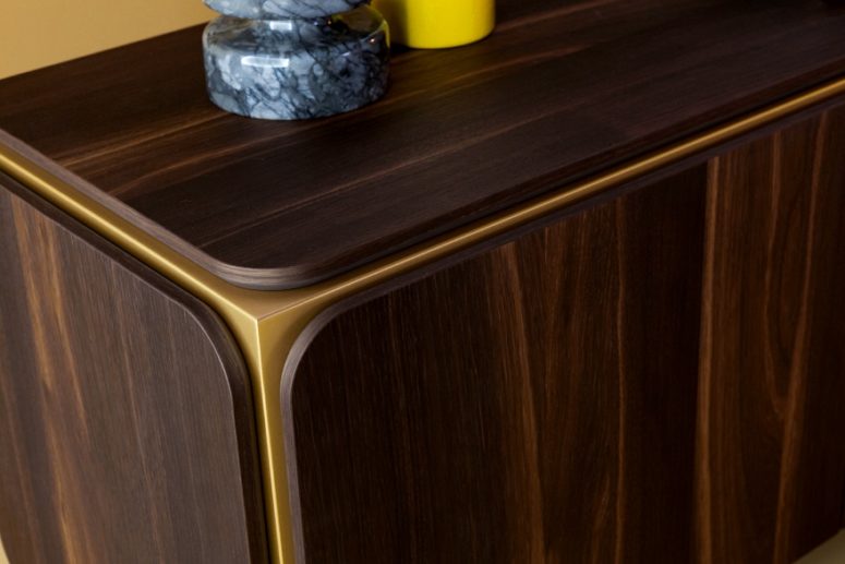 Frame Sideboard Collection With Rounded Corners - DigsDigs