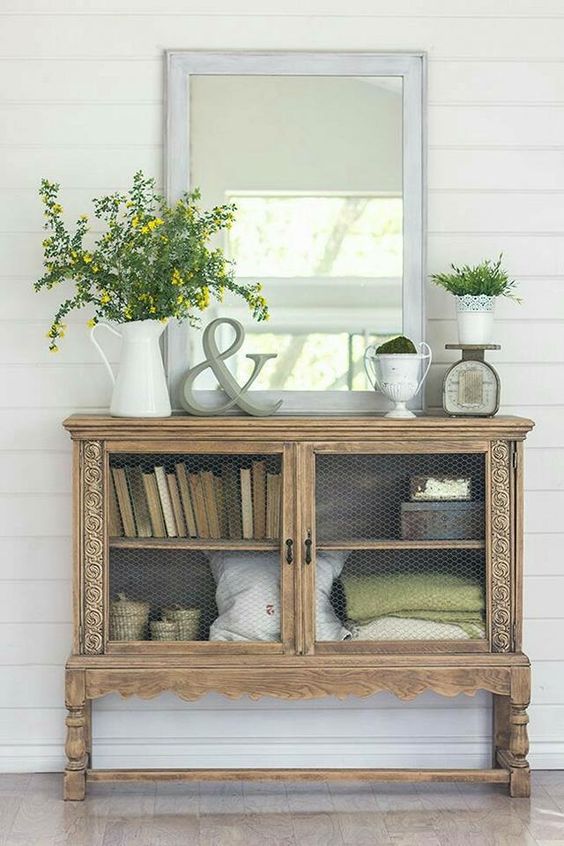 25 Fresh Spring Console Table Decor Ideas - DigsDigs