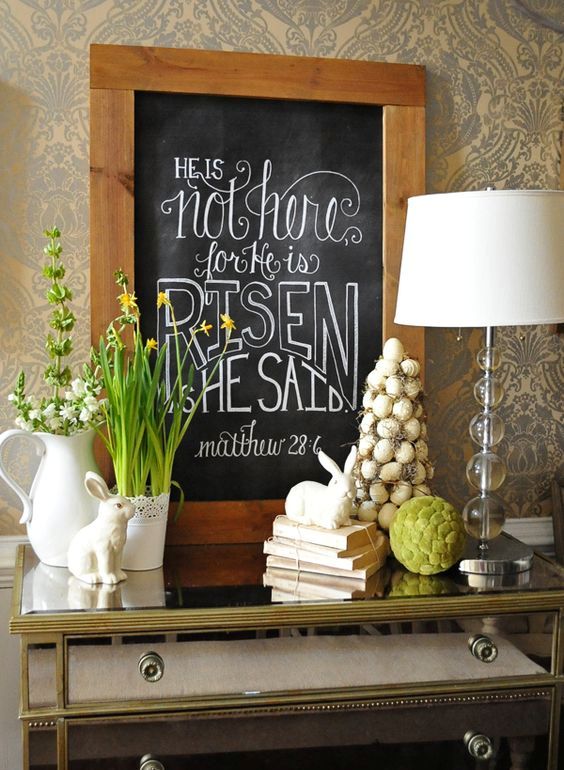 25 Fresh Spring Console Table Decor Ideas - DigsDigs