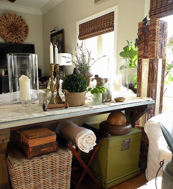 25 Cute Ways To Style Your Console For Easter - DigsDigs