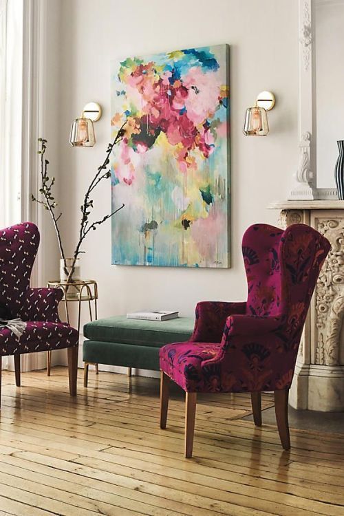 25 Ways To Incorporate A Wingback Chair Into Interior - DigsDigs