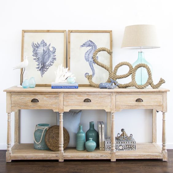 25 Ways To Style A Beach Or Coastal Entryway - DigsDigs