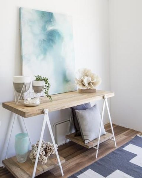 25 Ideas To Style A Beach Or Coastal Console - DigsDigs