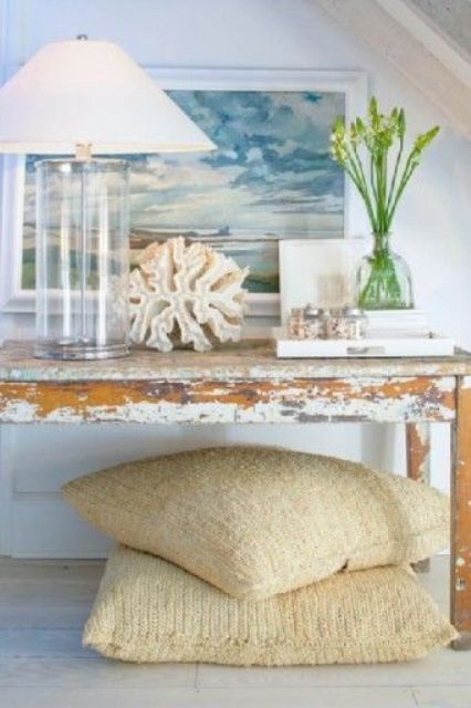 25 Ideas To Style A Beach Or Coastal Console - DigsDigs