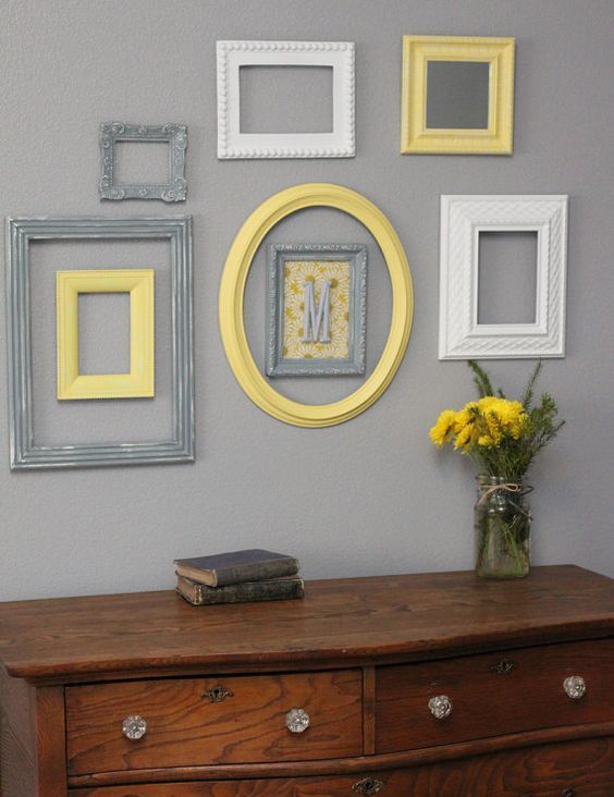 25 Trendy Ways To Use Empty Frames In Home Decor - DigsDigs