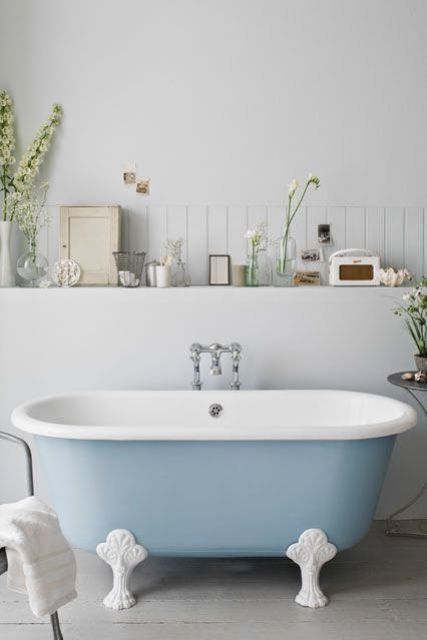 25 Ways To Use Blue In Your Bathroom With Style - DigsDigs