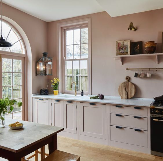 100 Pink Kitchens That Look Absolutely Gorgeous - DigsDigs