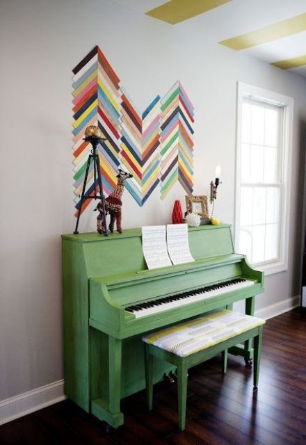 25 Cool Ways To Style A Piano For Your Space - DigsDigs