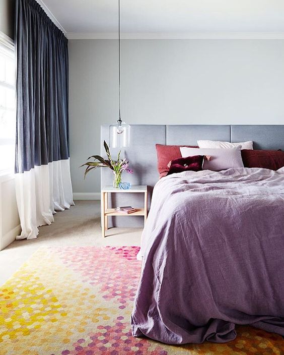 25 Edgy Color Blocking Ideas For Bedrooms - DigsDigs