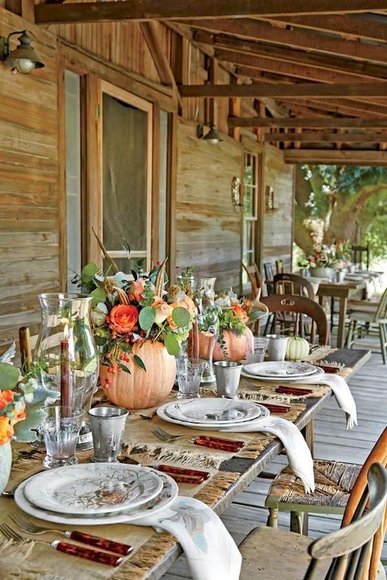 3 Outdoor Thanksgiving Dinner Tips And 23 Ideas - DigsDigs