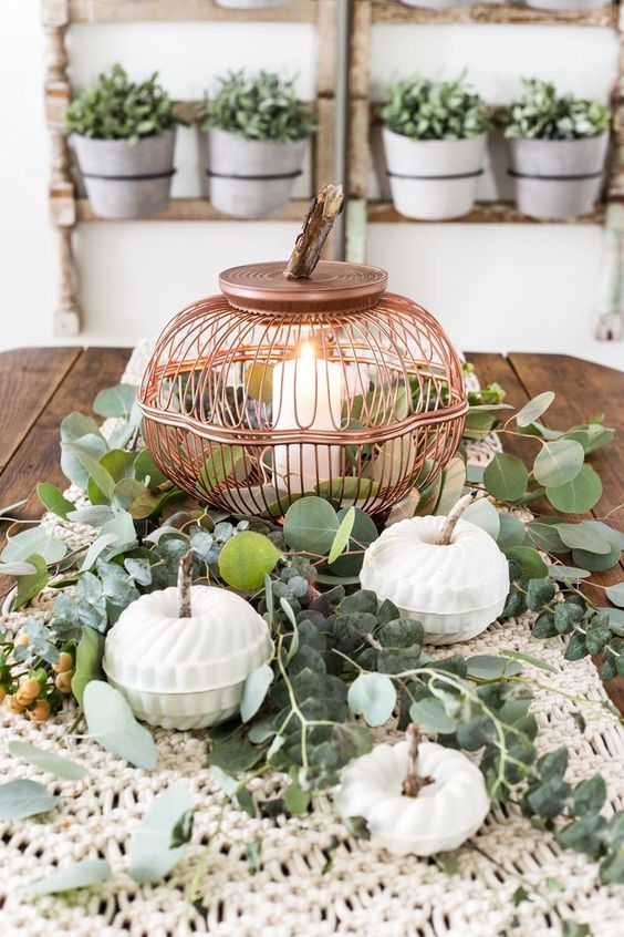 25 Neutral Thanksgiving Home Decor Ideas - DigsDigs