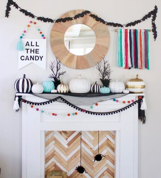 25 Colorful Halloween Home Decor Ideas - DigsDigs