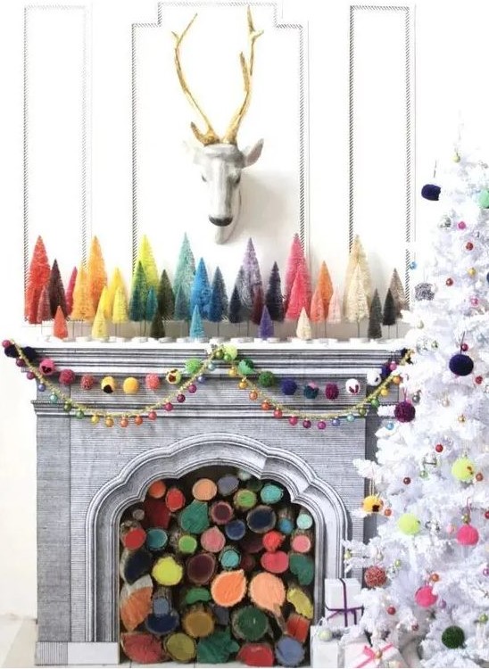 107 Fun Pompom Christmas Decor Ideas - DigsDigs