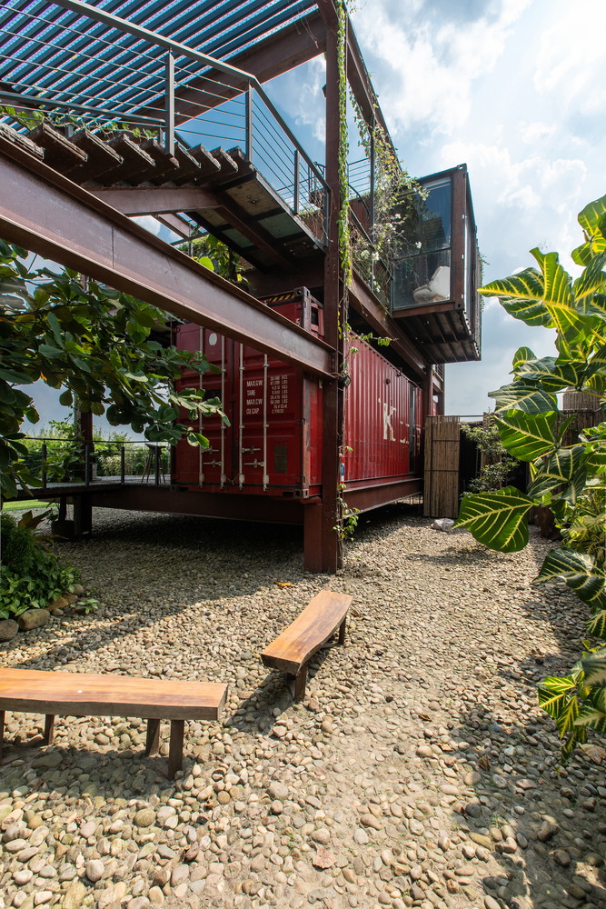 Industrial And Rustic Residence From A Shipping Container - DigsDigs