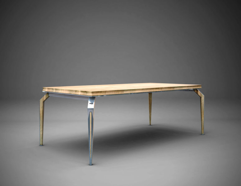Luxury Handmade Dining Tables With Sharp Angles - DigsDigs