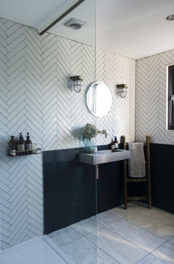 141 Mix And Match Tile Ideas In Bathrooms - DigsDigs