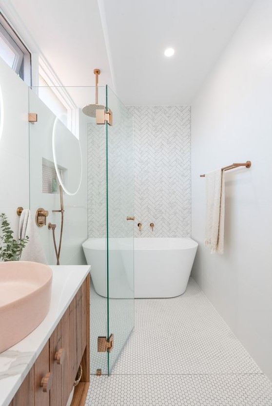 141 Mix And Match Tile Ideas In Bathrooms - DigsDigs