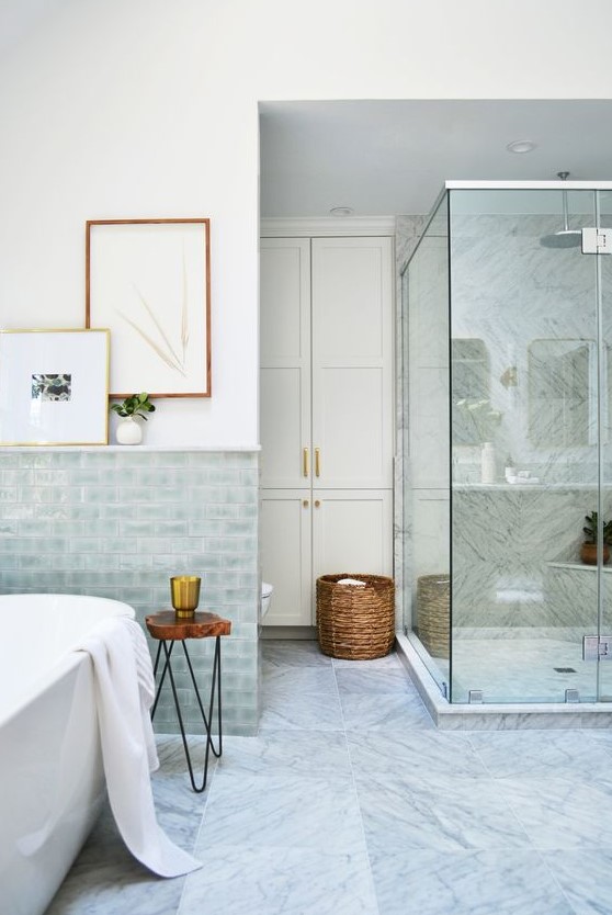 141 Mix And Match Tile Ideas In Bathrooms - DigsDigs