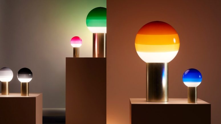 Dipping Light With Trendy Color Blocking - DigsDigs