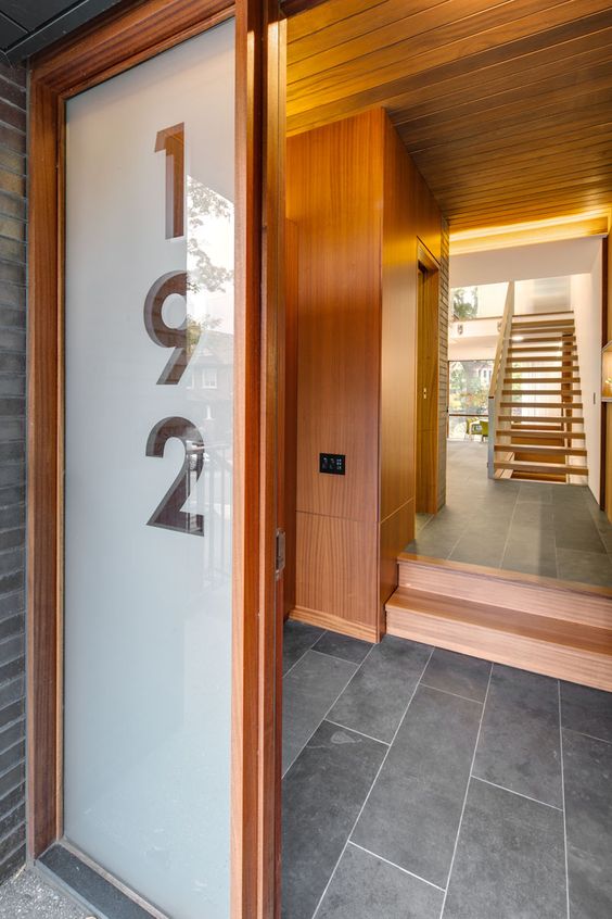 25 Modern House Number Designs You May Steal - DigsDigs