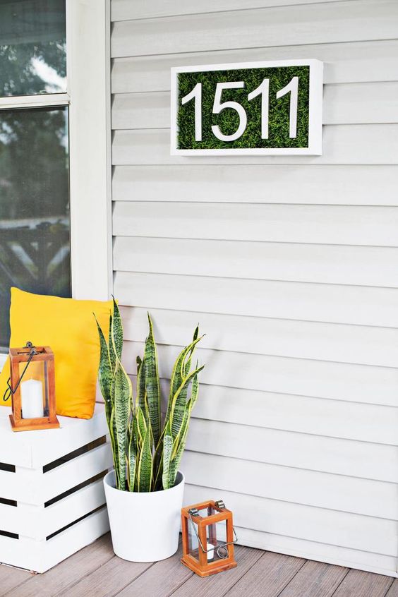 25 Unique And Whimsy House Numbers Ideas - DigsDigs