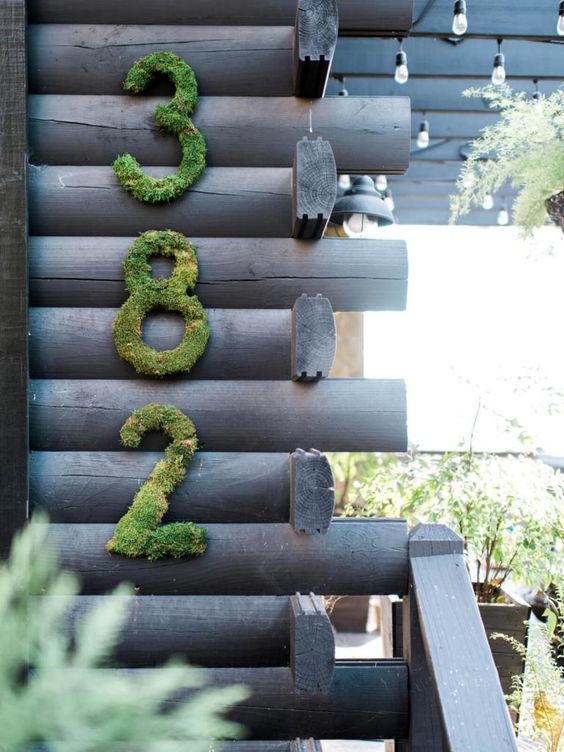 25 Unique And Whimsy House Numbers Ideas - DigsDigs
