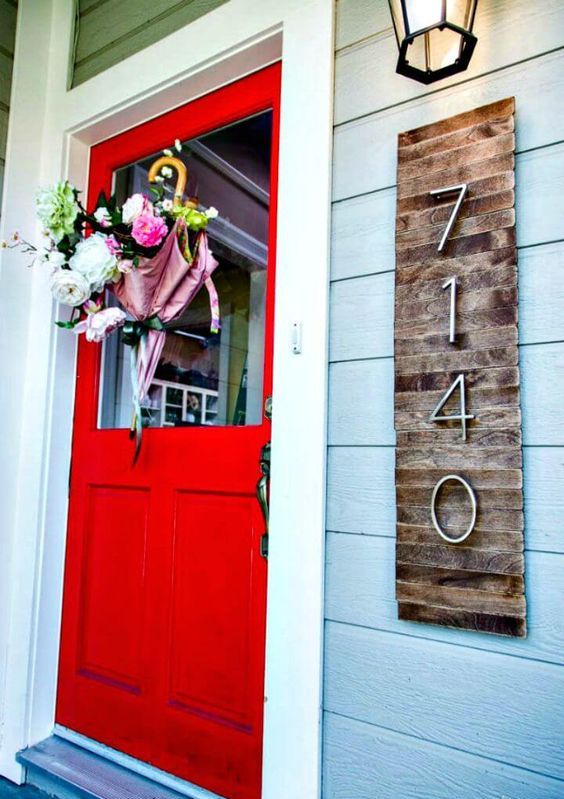 25 Modern House Number Designs You May Steal - DigsDigs