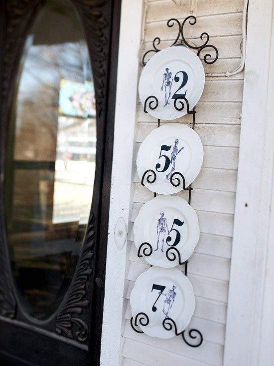 25 Unique And Whimsy House Numbers Ideas - DigsDigs