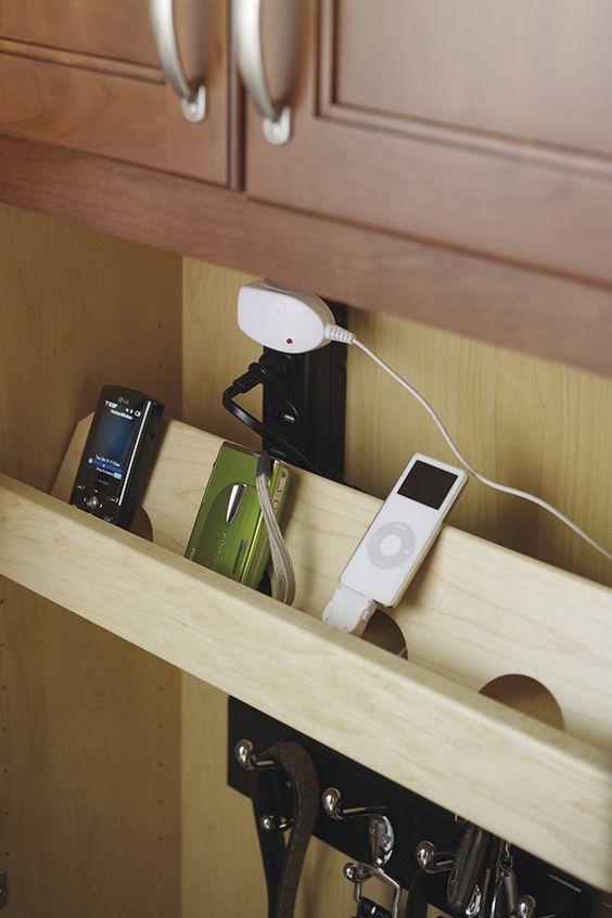 25 Functional Kitchen Charging Stations - DigsDigs