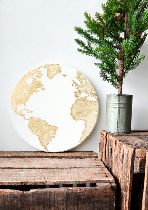 25 Ways To Incorporate Maps Into Home Decor - DigsDigs