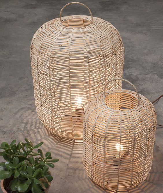 25 Wicker Lamps To Bring A Beachy Feel Indoors - DigsDigs