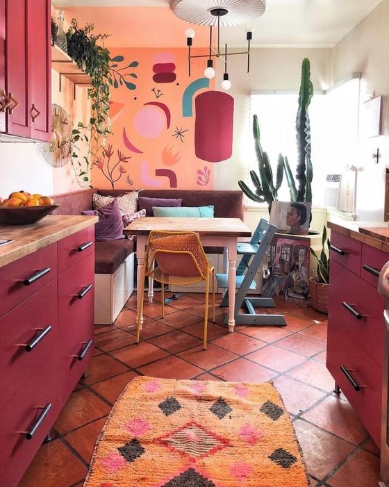 95 Lively Eclectic Kitchen Décor Ideas - DigsDigs