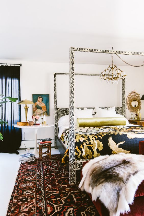 126 Bold Eclectic Bedroom Décor Ideas - DigsDigs
